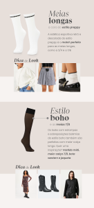 Os tipos de meia que não podem faltar na produção fashion