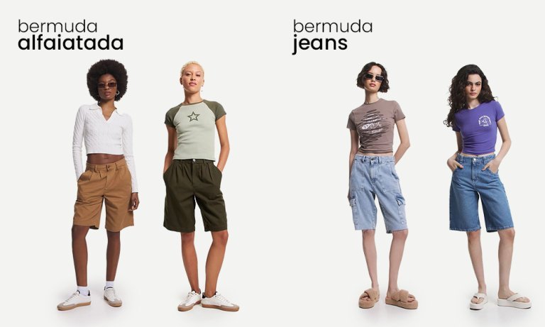 É tendência: saiba tudo sobre os looks com bermuda
